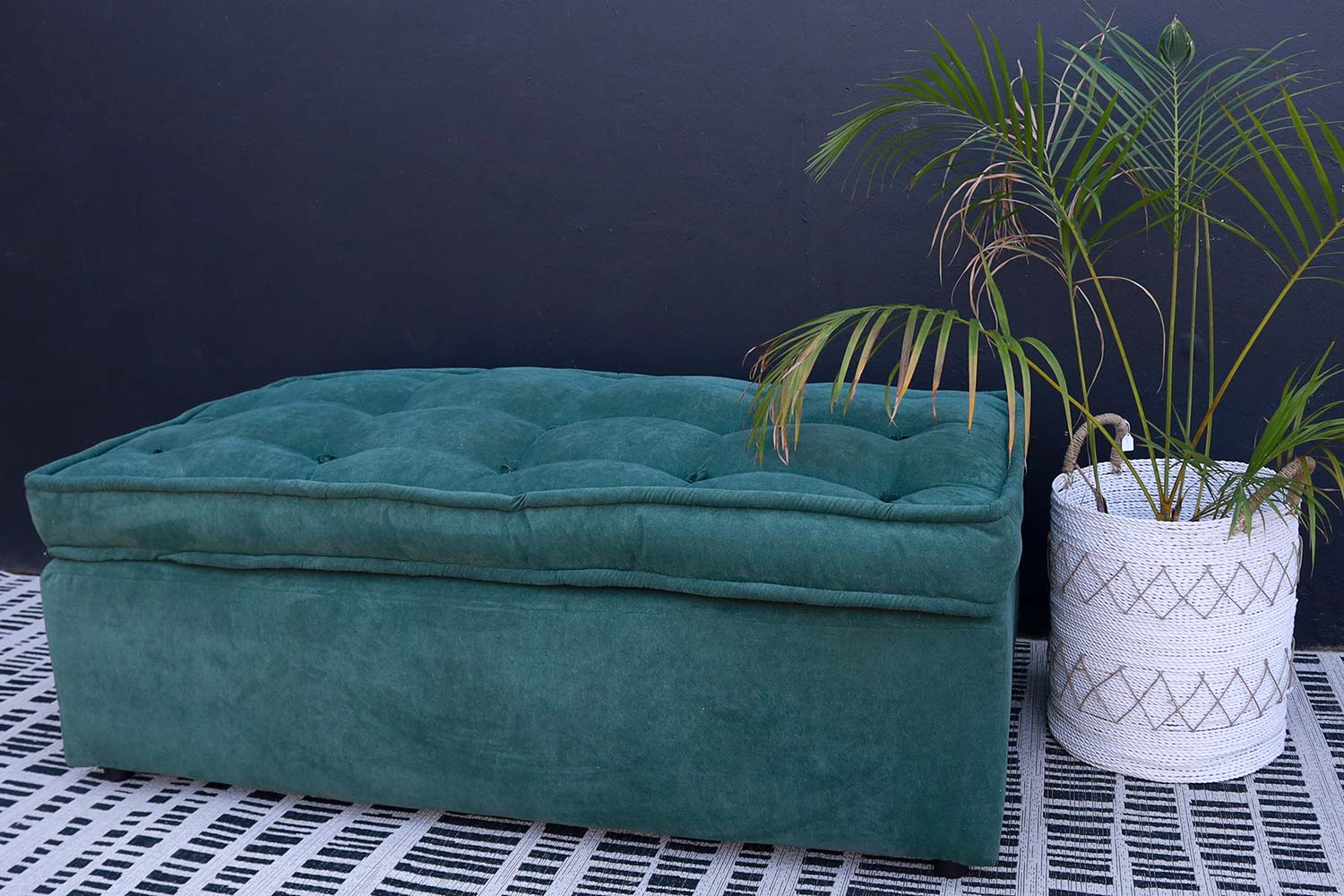 Oblong Ottoman – Bay Decor SA