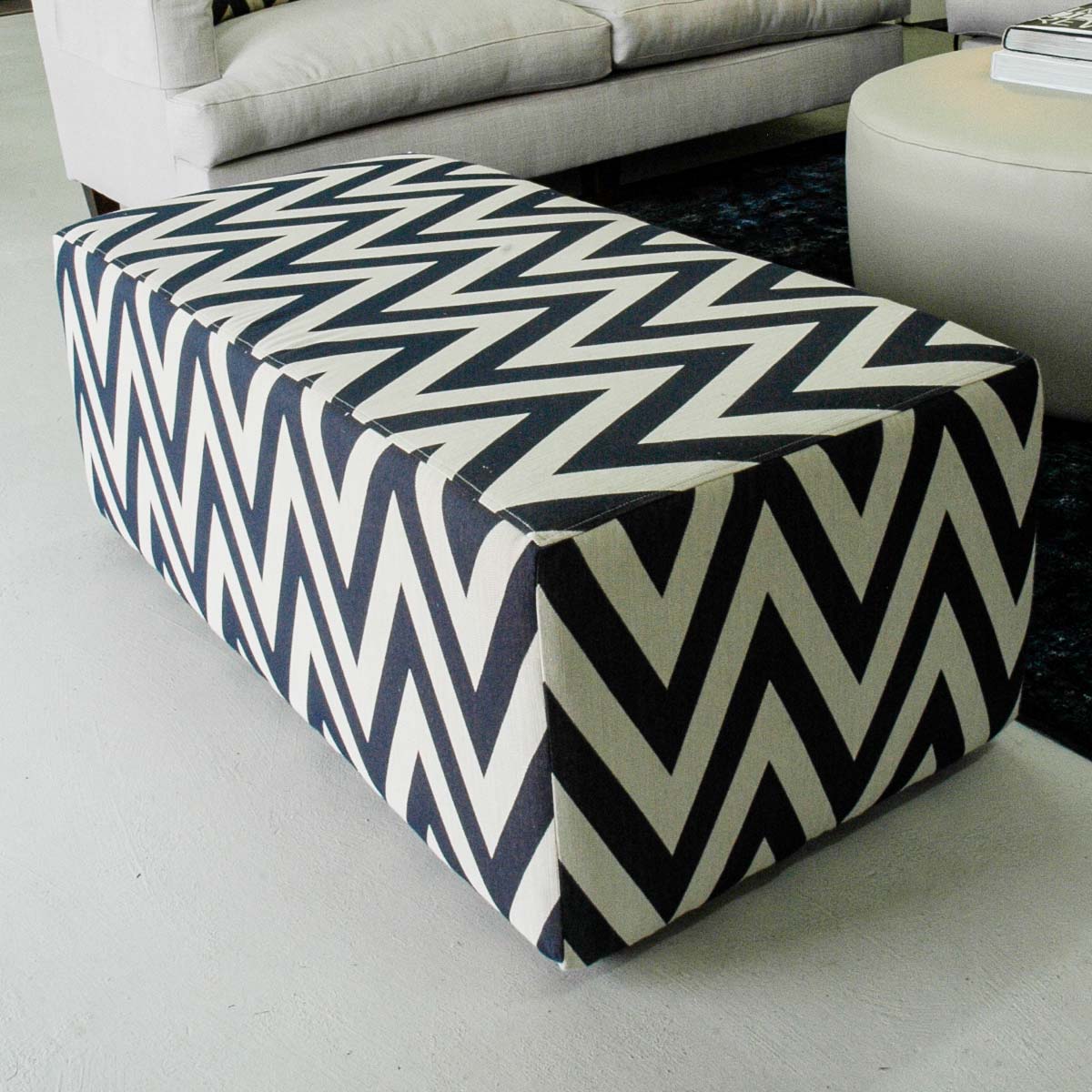 Oblong Ottoman – Bay Decor SA